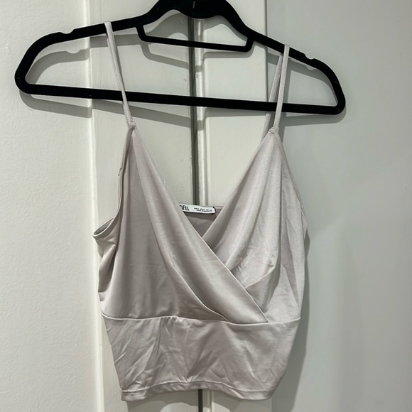 Zara | Tops | Zara Silkish Tank | Poshmark